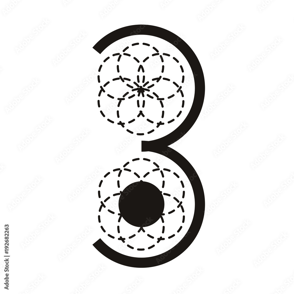 Ancient Geometry Font Stock Illustration | Adobe Stock