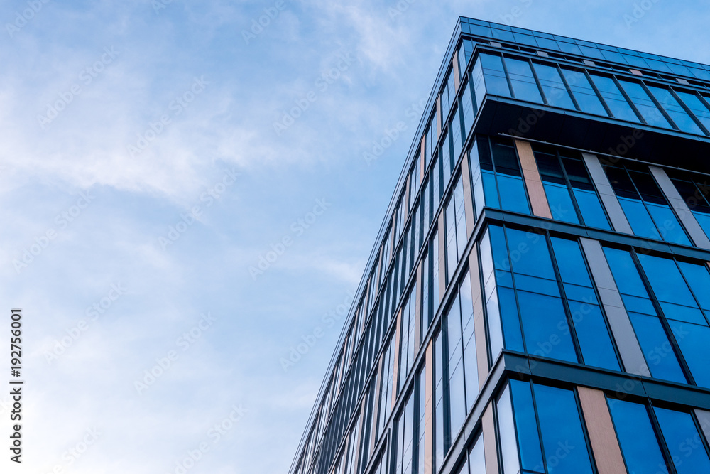 mirror building against the sky Stock Photo | Adobe Stock