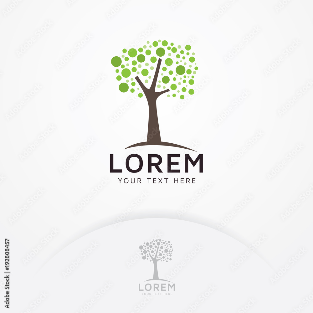 Tree logo. Abstract tree for Nature logos, Ecology, Environment, Health ...