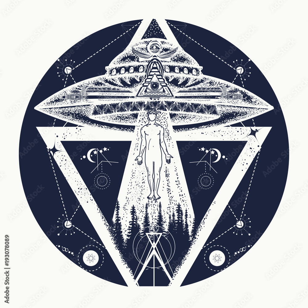 Alien Symbol Tattoo