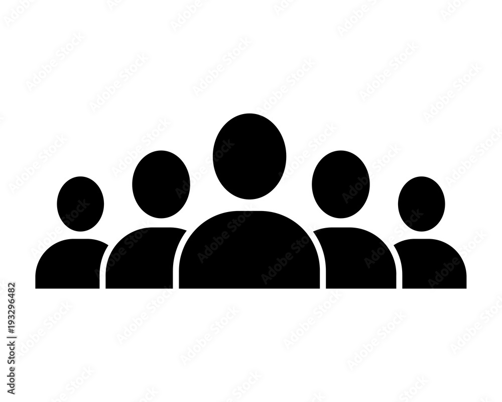 Team of people pictogram icon vector Stock Vector | Adobe Stock