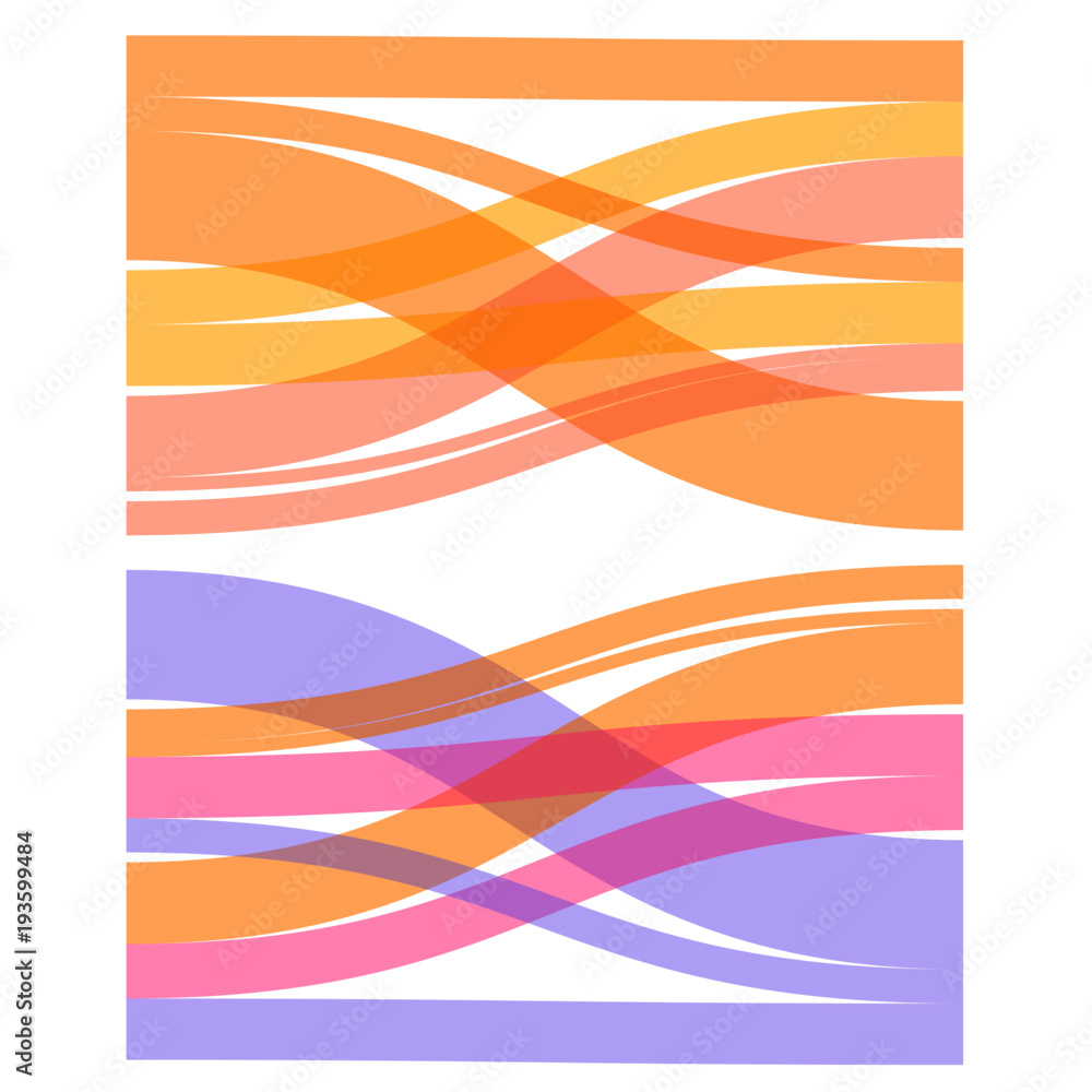 sankey flow infographic diagram Stock Vector | Adobe Stock