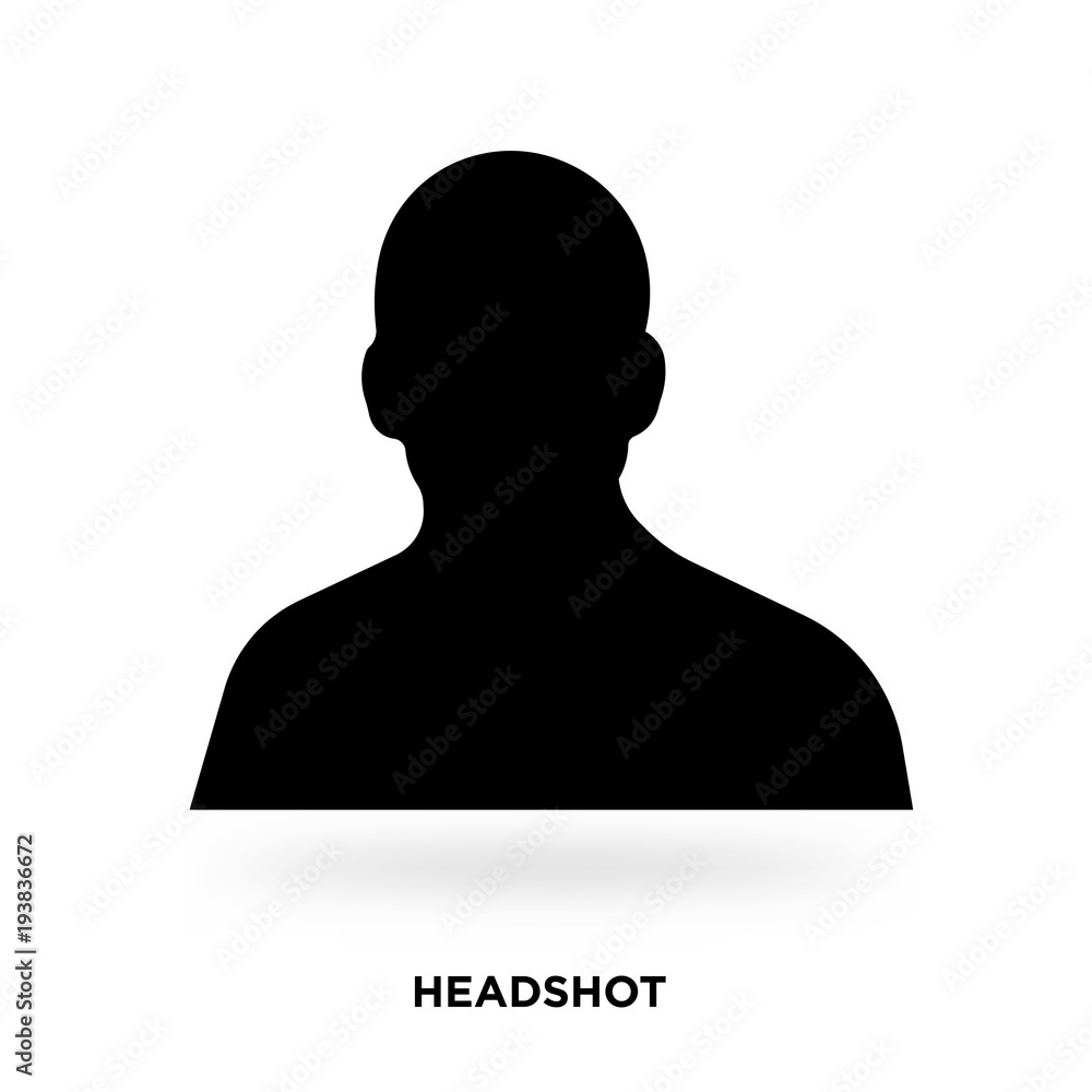 silhouette headshot Stock Vector | Adobe Stock