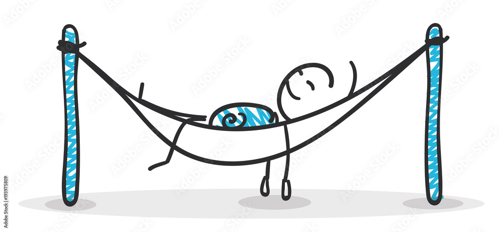 Stock-Vektorgrafik „Sticky / Strichmännchen - Entspannung, Meditation ...