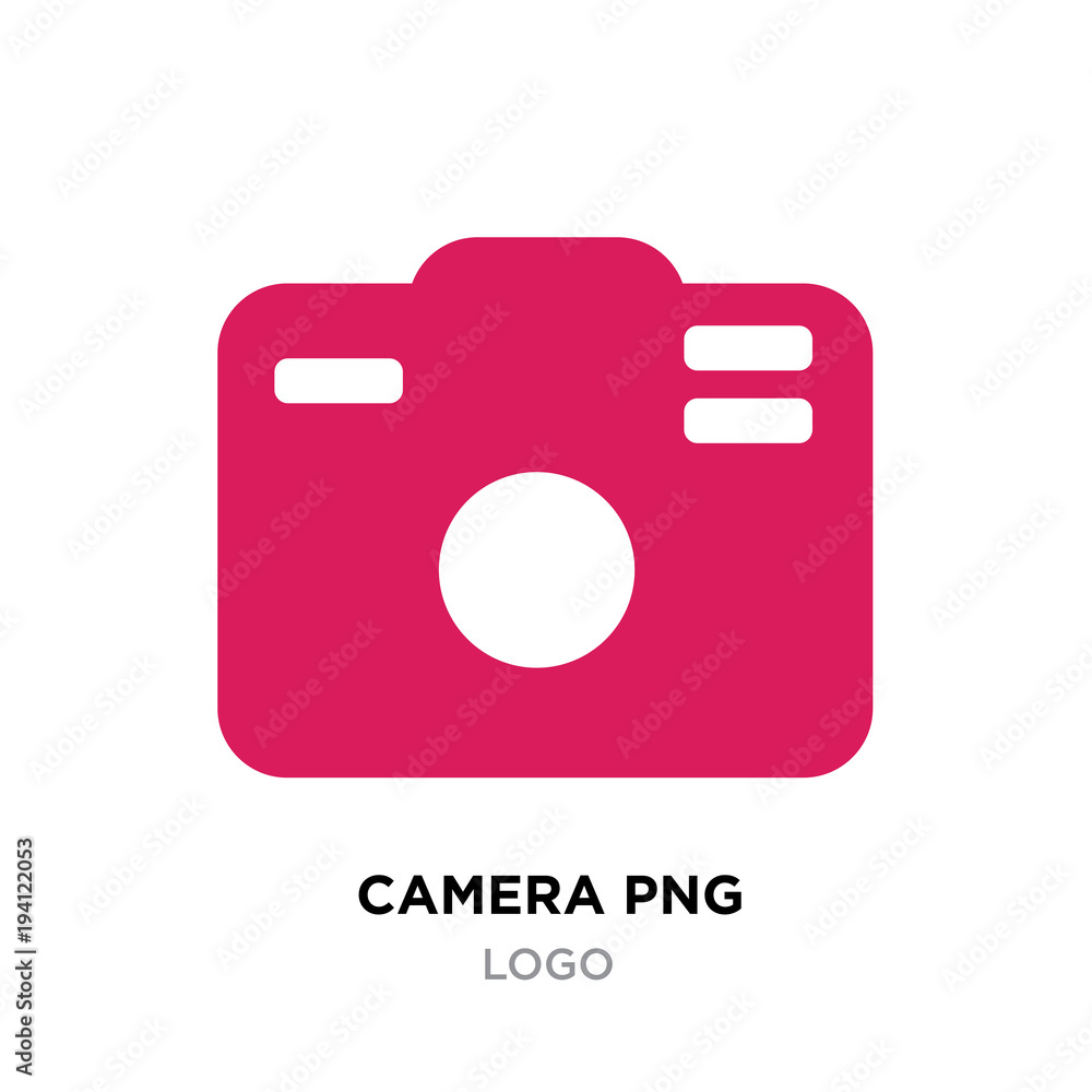 red camera logo png for photographers isolated on white background ...