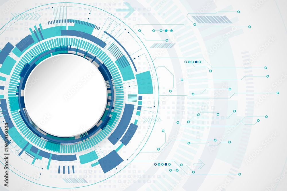 Abstract technological background vector. Stock Vector | Adobe Stock
