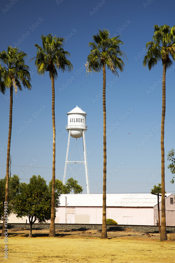 Gilbert Water Tower Stock Photo | Adobe Stock