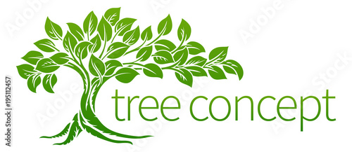 Tree Icon Concept Stock Vector | Adobe Stock