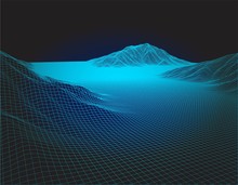 Mountain Blueprint Free Stock Photo - Public Domain Pictures