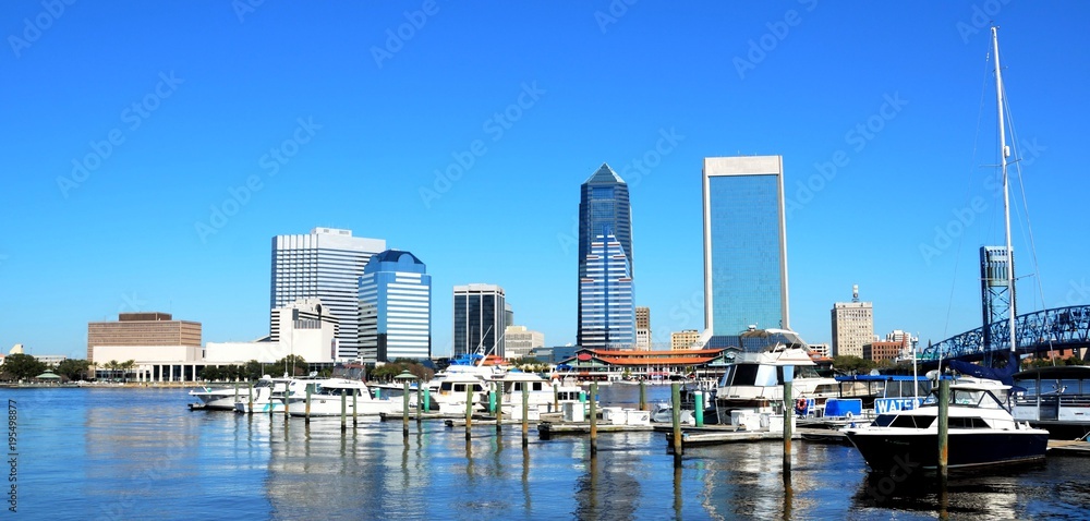 Jacksonville, Florida city background Stock Photo | Adobe Stock