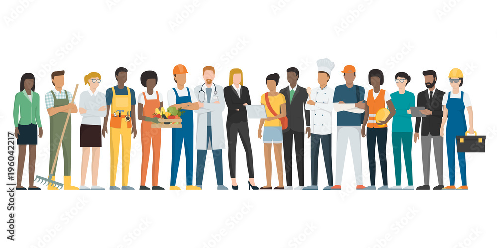 workers_banner Stock Vector | Adobe Stock