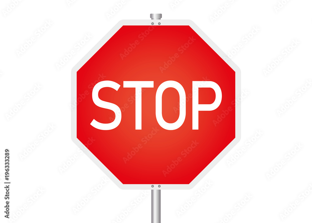 Stock-Vektorgrafik „Stoppschild“ | Adobe Stock