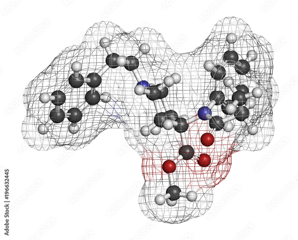 Ilustración de Stock Carfentanil (carfentanyl) synthetic opioid drug ...