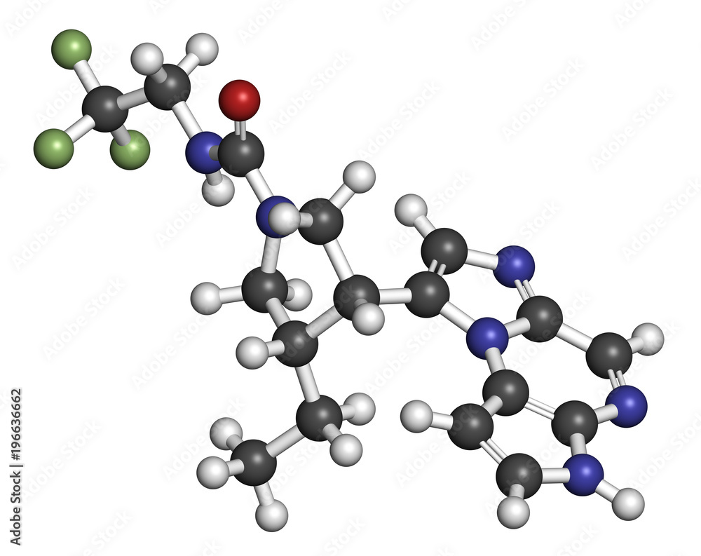 Upadacitinib drug molecule. Second generation janus kinase inhibitor ...