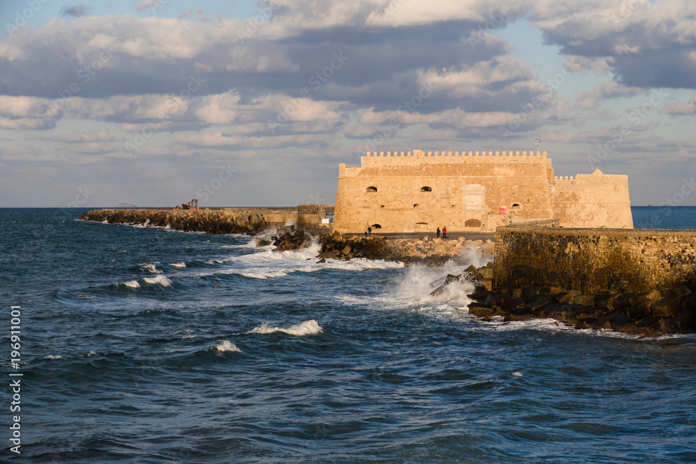 Das venezianische Koules Fort in Heraklion, Kreta Stock Photo | Adobe Stock
