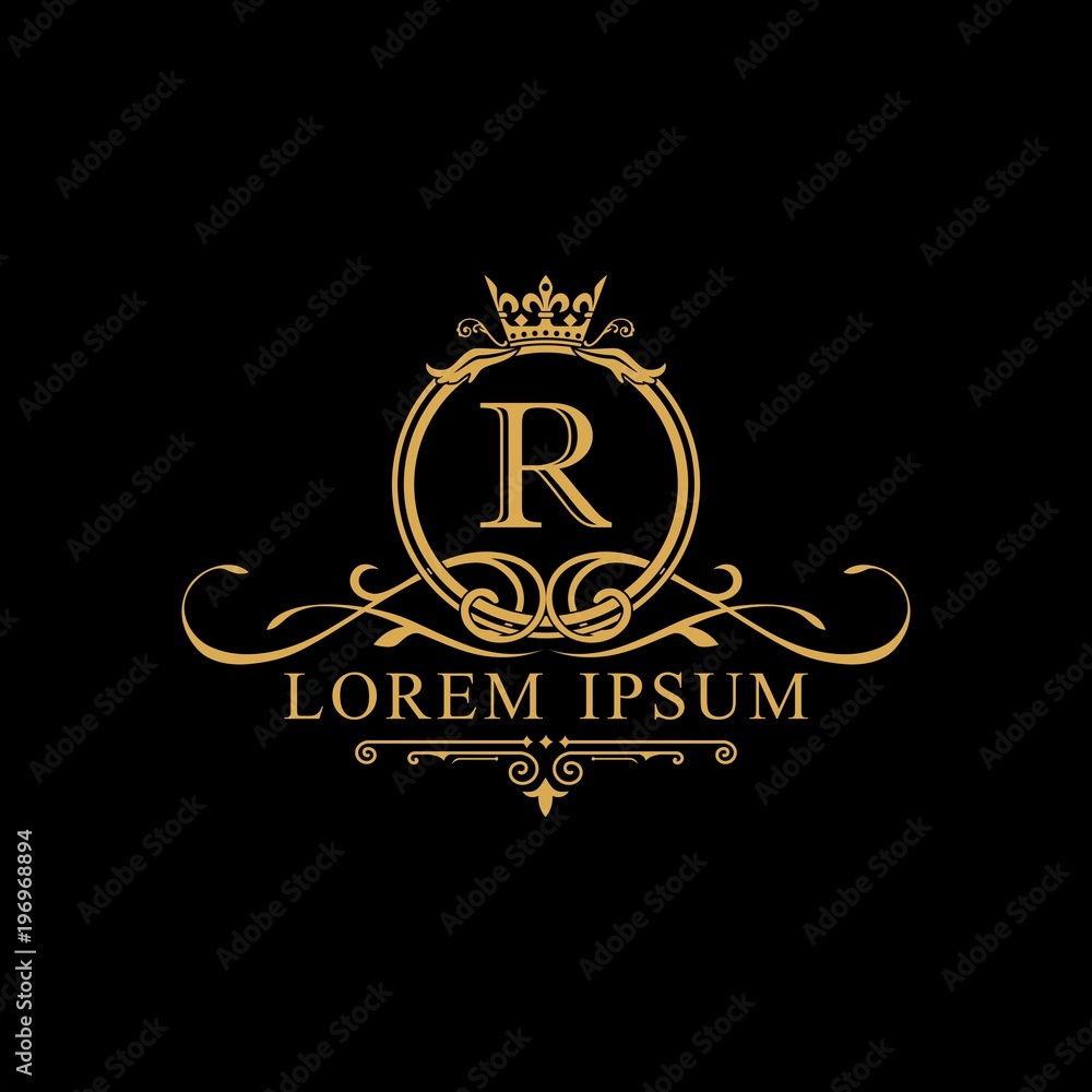 Crests logo,Hotel logo, luxury letter monogram vector logo design ...