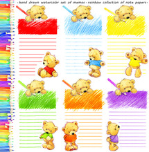 Cute Bear Notepaper Free Stock Photo - Public Domain Pictures