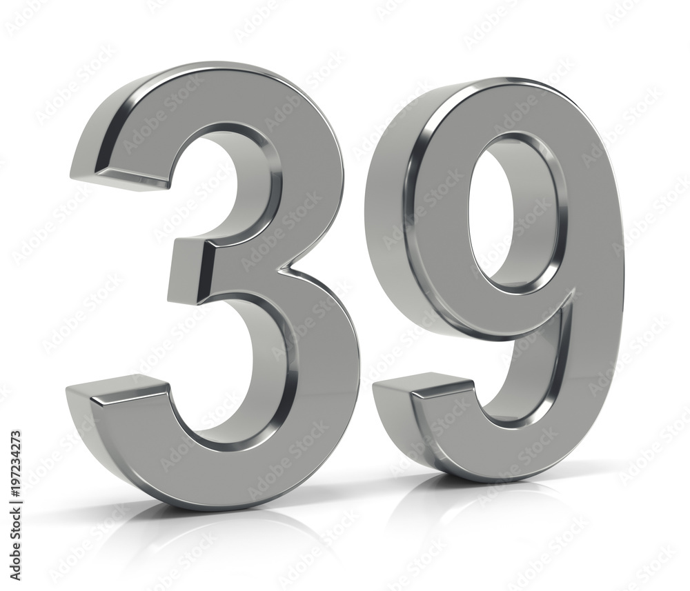 Number 39 Stock Illustration | Adobe Stock