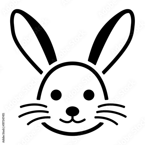 Icon - Osterhase – Stock-Vektorgrafik | Adobe Stock