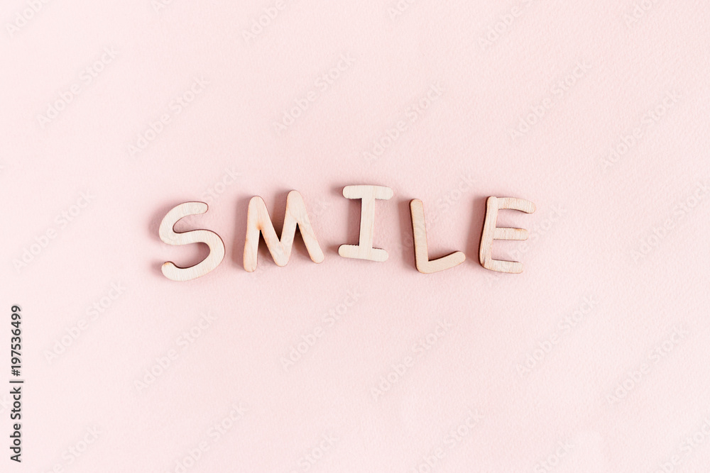 The Word Smile Wallpaper