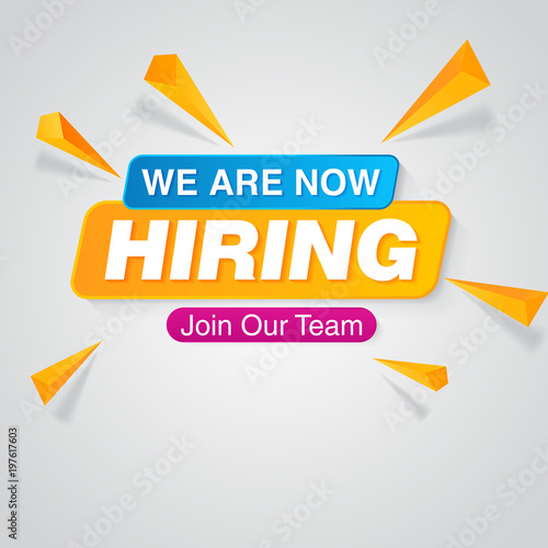 We are now Hiring, Join the Team. Advertisement Poster or Banner Design ...