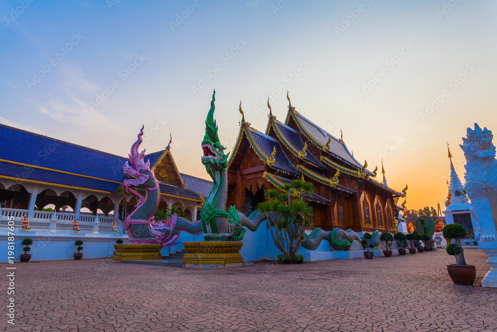 Wat Den Sari Sri Muaeng Kaen in Mae Tang Chiang Mai. Beautiful with ...