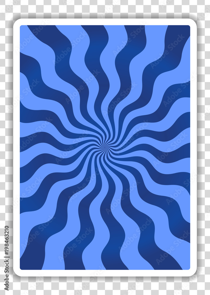 Playing Cards Back isolated on transparent background. Vector ...