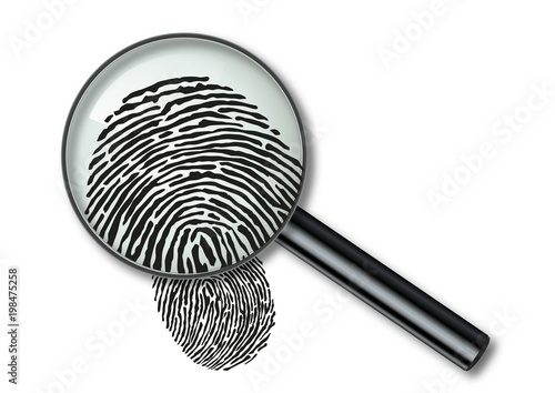 Empreinte - empreinte digitale - identité - crime - police - loupe ... Empreinte - empreinte digitale - identité - crime - police - loupe ...