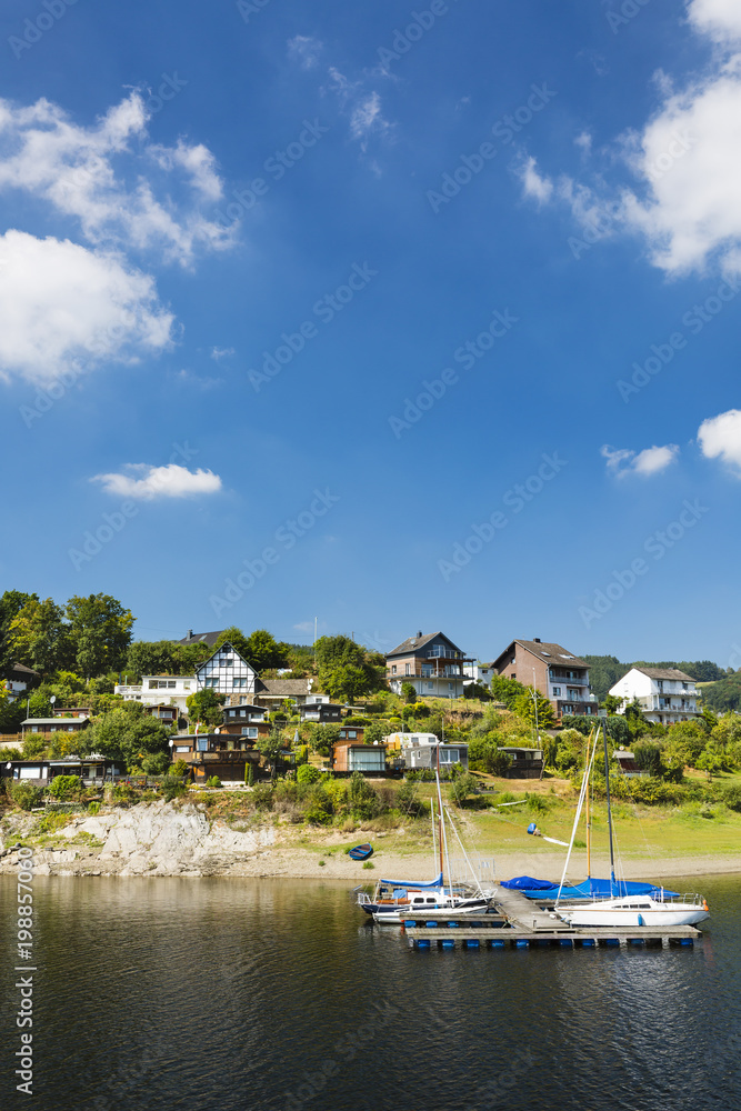 Woffelsbach at Lake Rursee, Germany Stock Photo | Adobe Stock