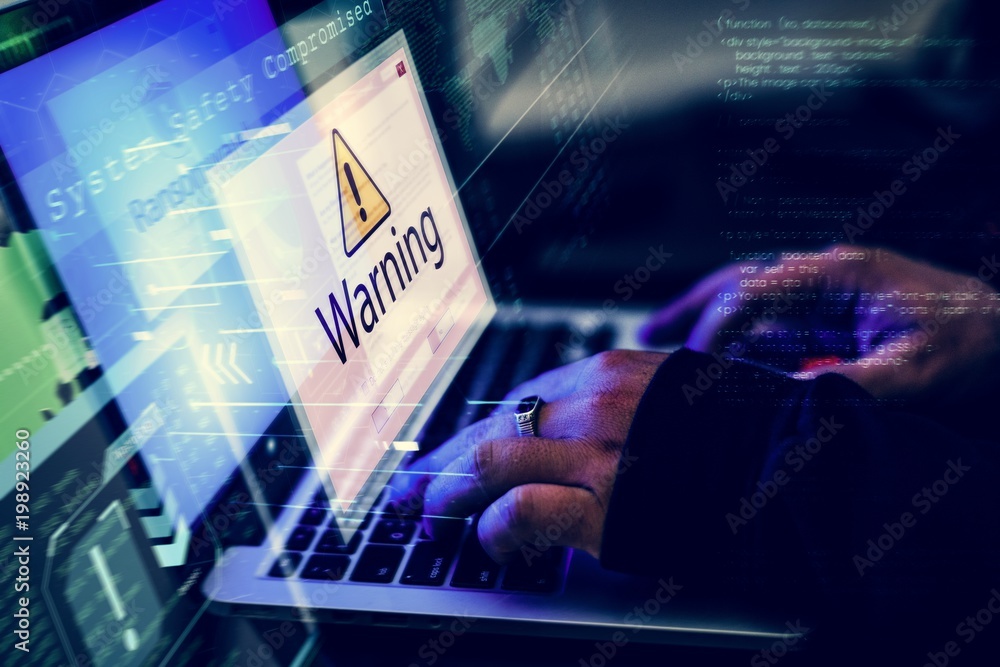 Diverse computer hacking shoot Stock Photo | Adobe Stock