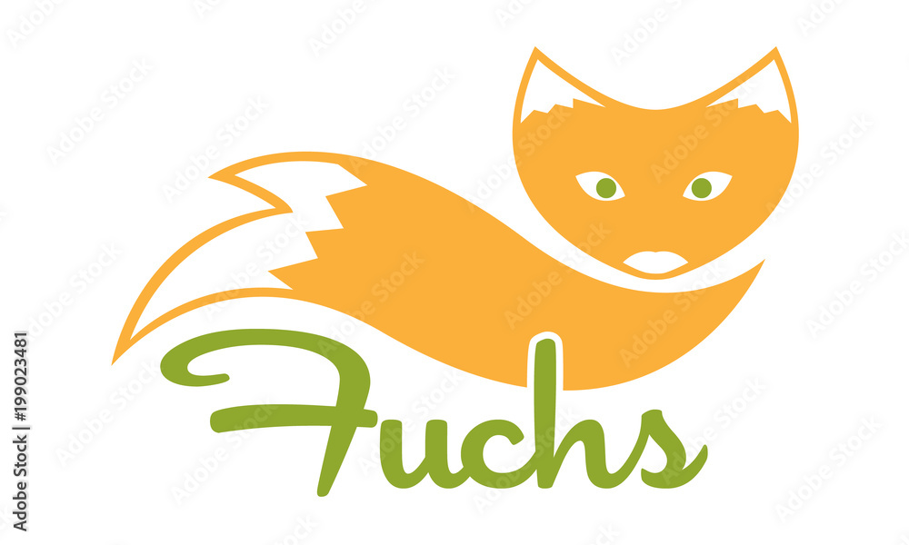 Fuchs Fox Logo Stock Vector | Adobe Stock