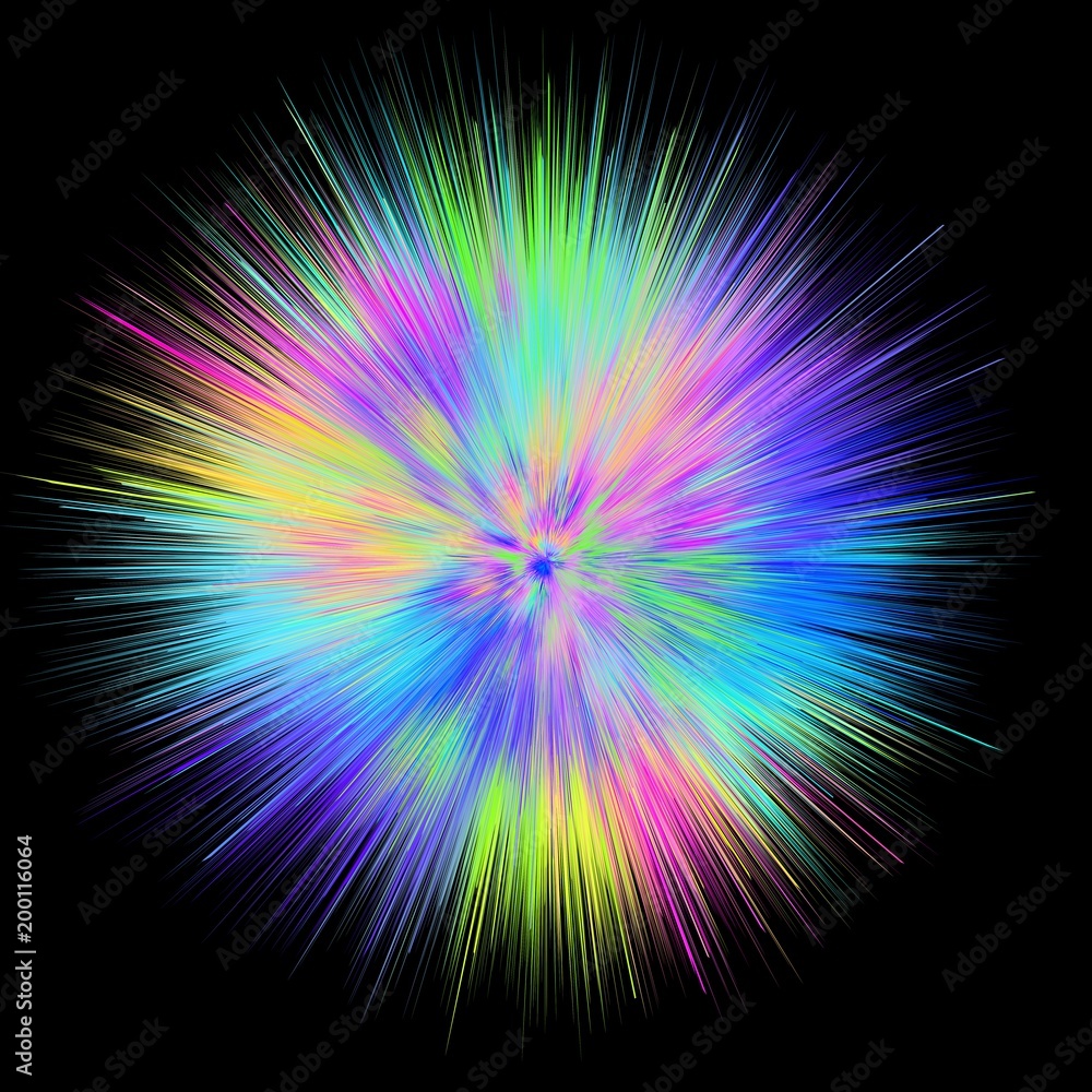 Color Explosion Art