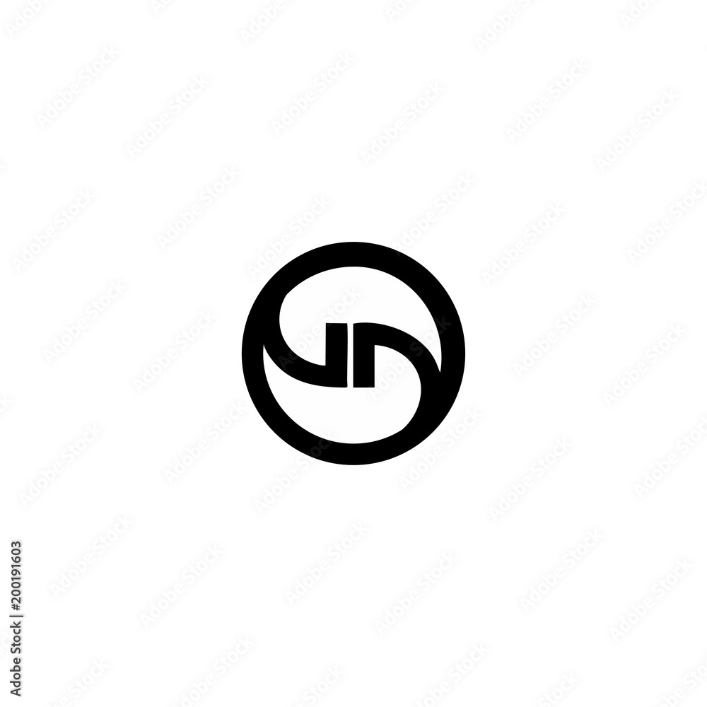 letter gd in a circle logo vector Stock Vector | Adobe Stock