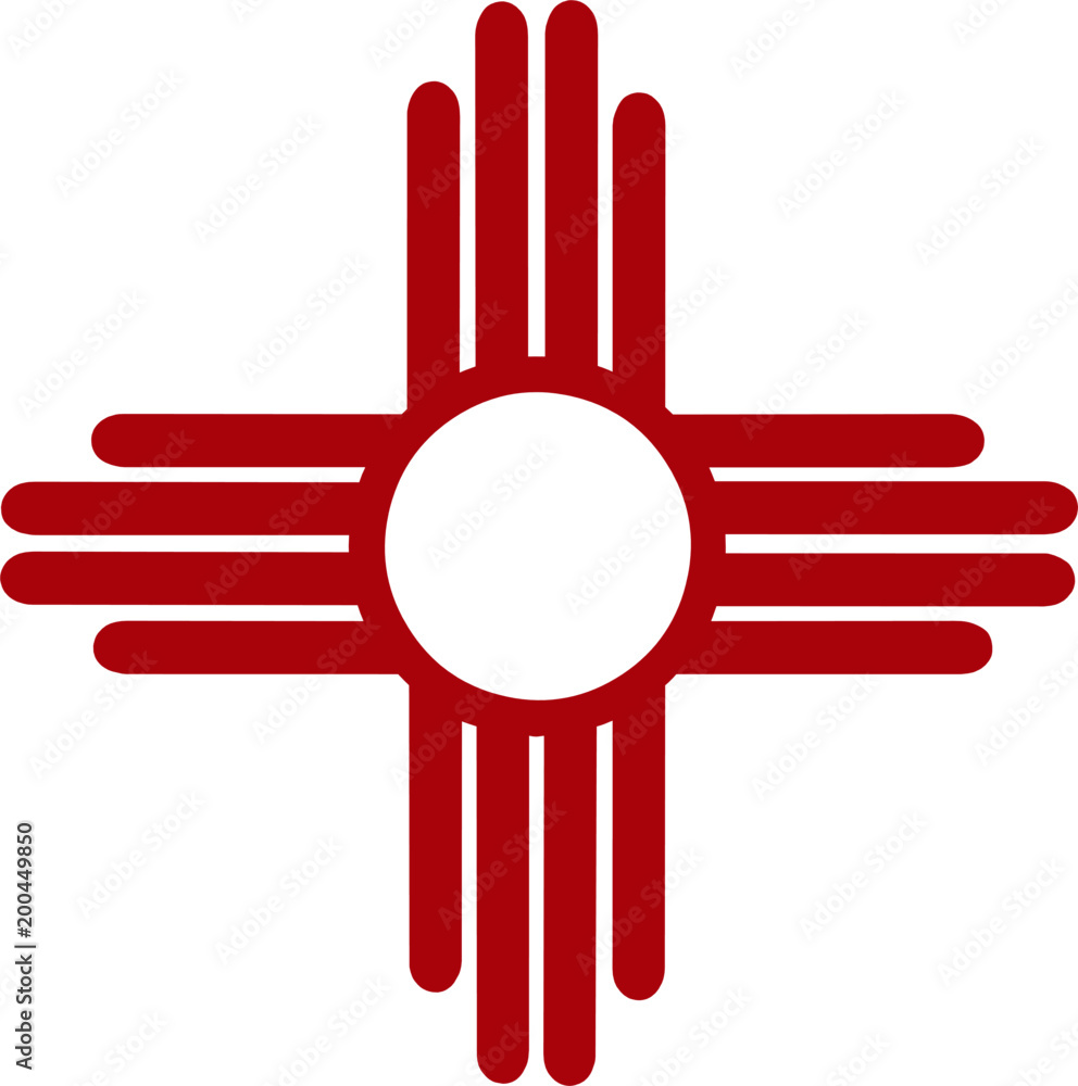 American Indian Sun Symbol Stock Vector | Adobe Stock
