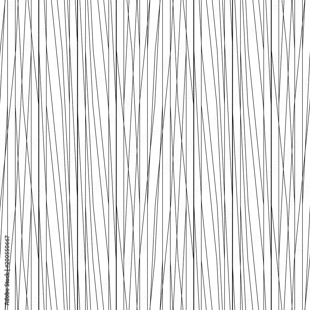 Irregular stripes seamless pattern. Repeating vector texture in black ...