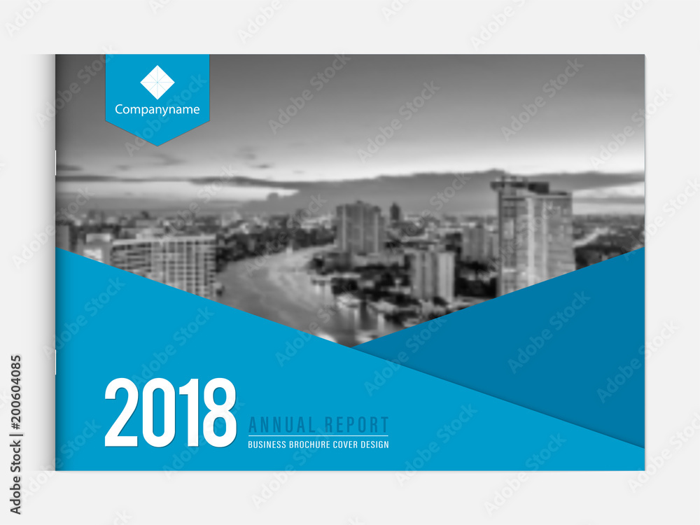 Cover design template corporate business annual report brochure poster ...