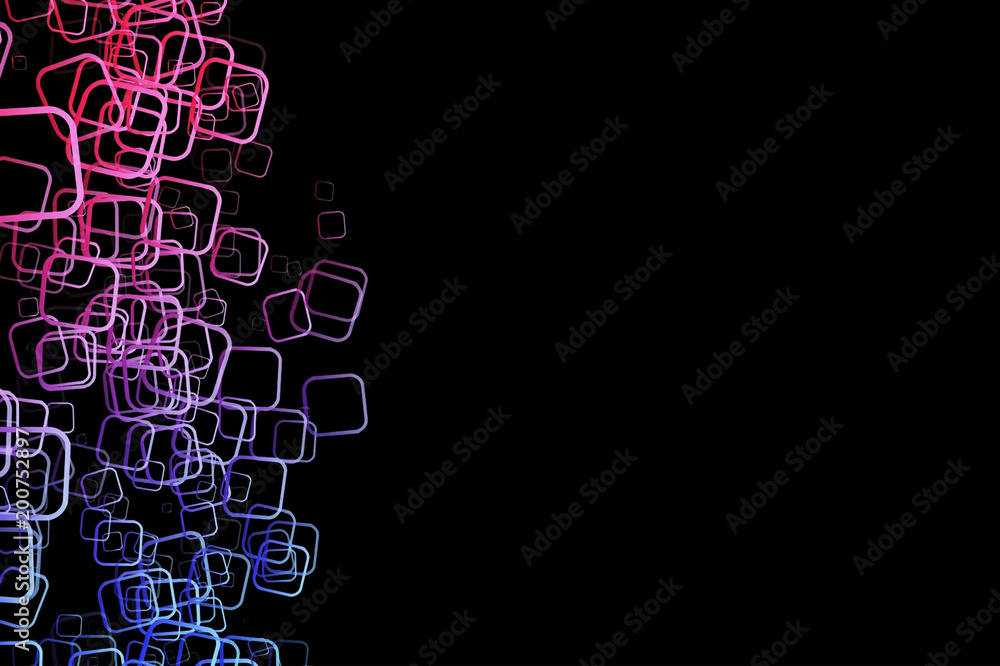 Abstract geometrical round corners squares design. Colorful window ... Abstract geometrical round corners squares design. Colorful window ...