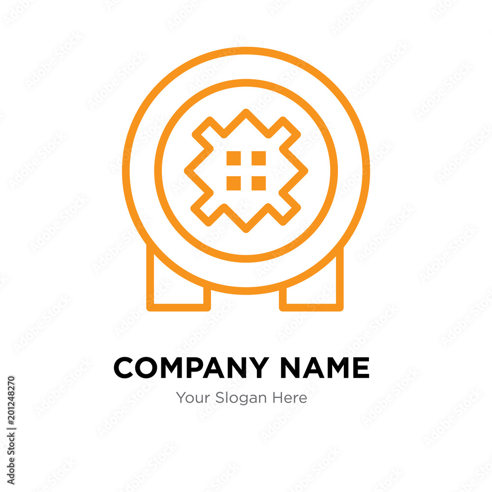 bank safe company logo design template Stock Vector | Adobe Stock