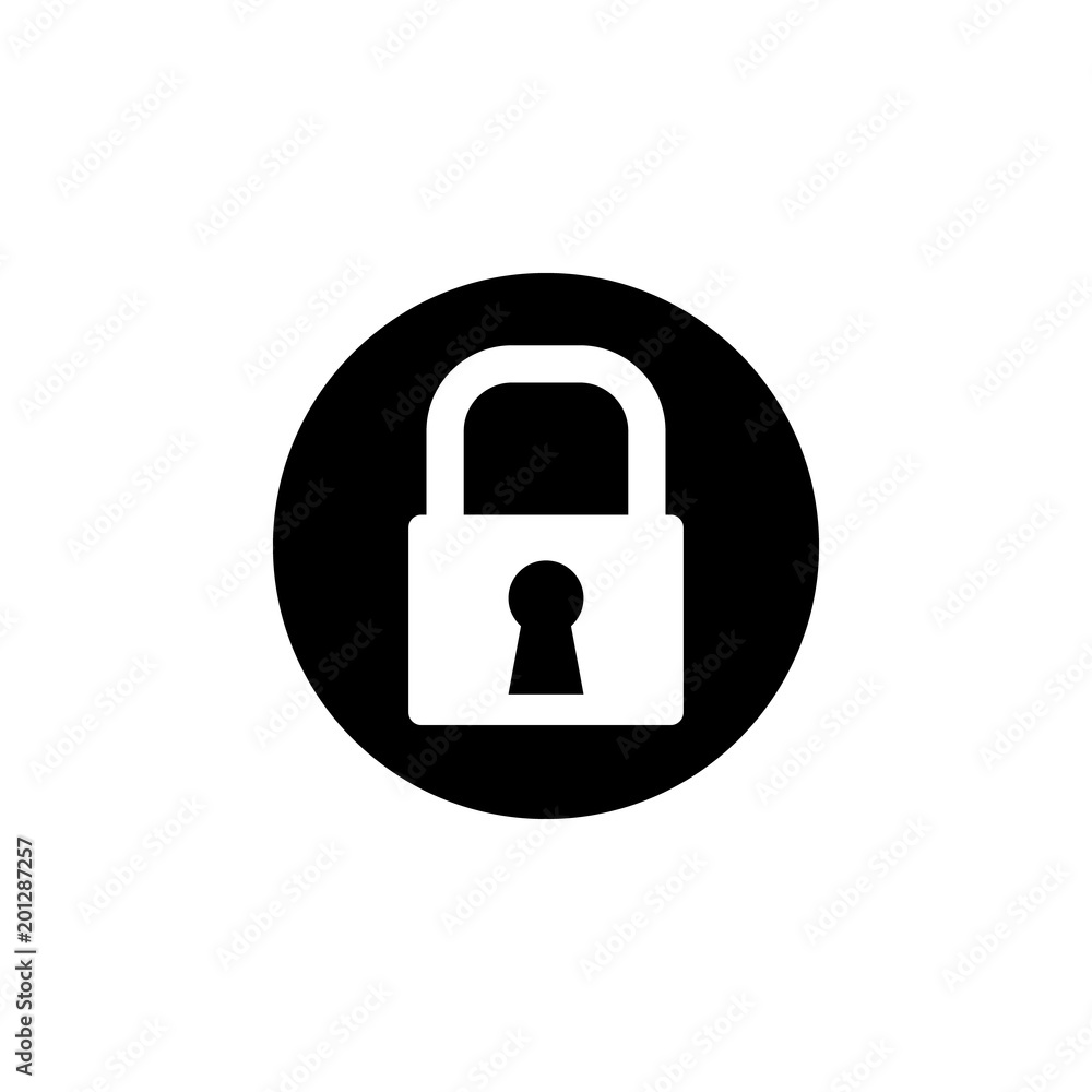 castle in a circle icon. Element of minimalistic icon for mobile ...