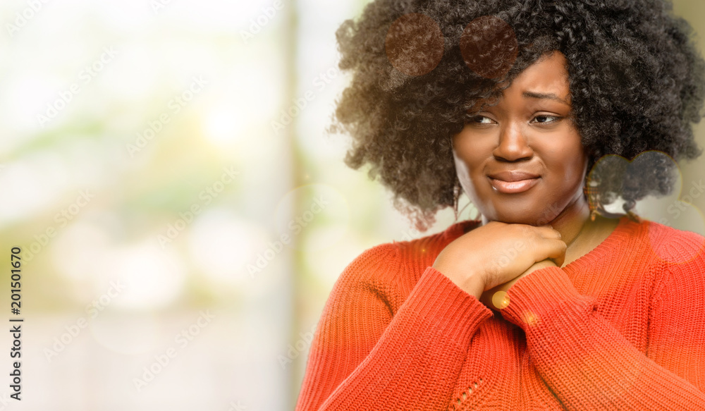 Beautiful african woman crying depressed full of sadness expressing sad ...