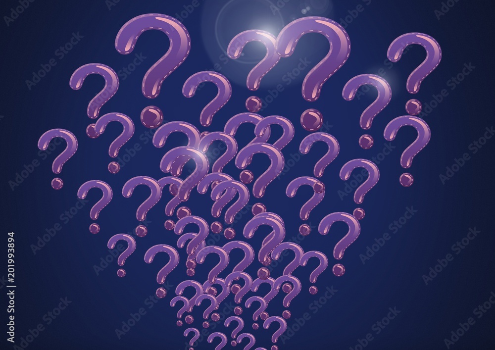 blue question marks Stock Photo | Adobe Stock
