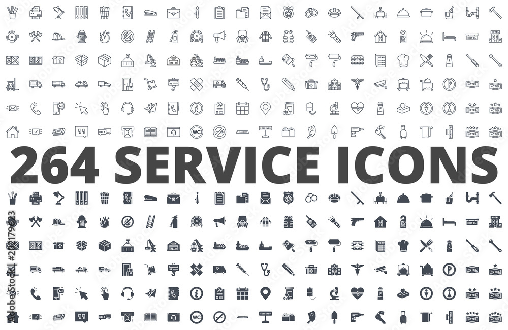 Service line silhouette icon vector Stock Vector | Adobe Stock