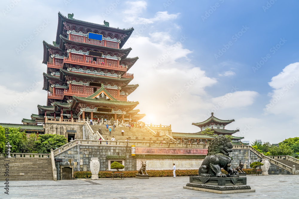 Tengwang Pavilion,Nanchang,traditional, ancient Chinese architecture ...