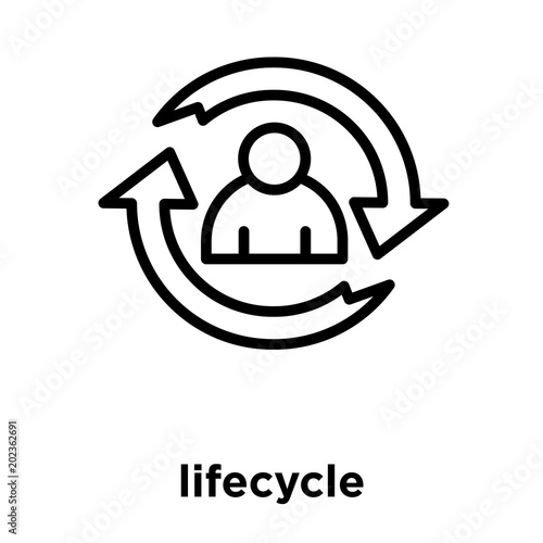 lifecycle icon isolated on white background - Buy this stock vector and ... lifecycle icon isolated on white background - Buy this stock vector and ...