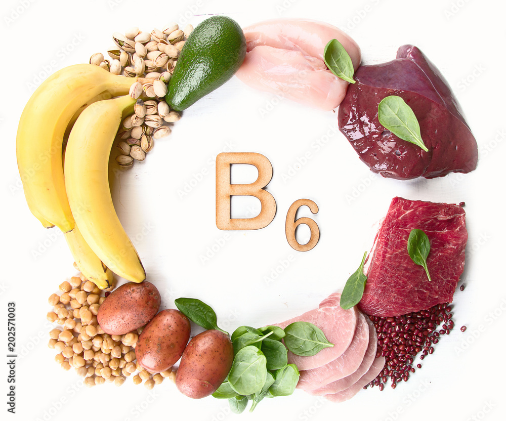 Foods rich in Vitamin B6 Stock Photo | Adobe Stock