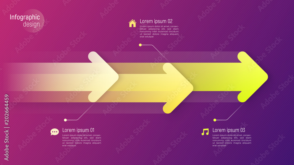 Paper style timeline infographic concept with dynamic arrows on Stock ...