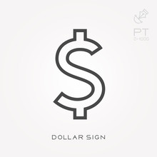 Dollar Sign Outline Free Stock Photo - Public Domain Pictures