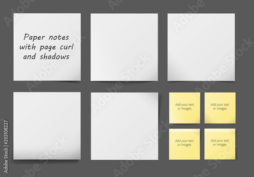 6 Sticky Note Layouts. Buy this stock template and explore similar ...