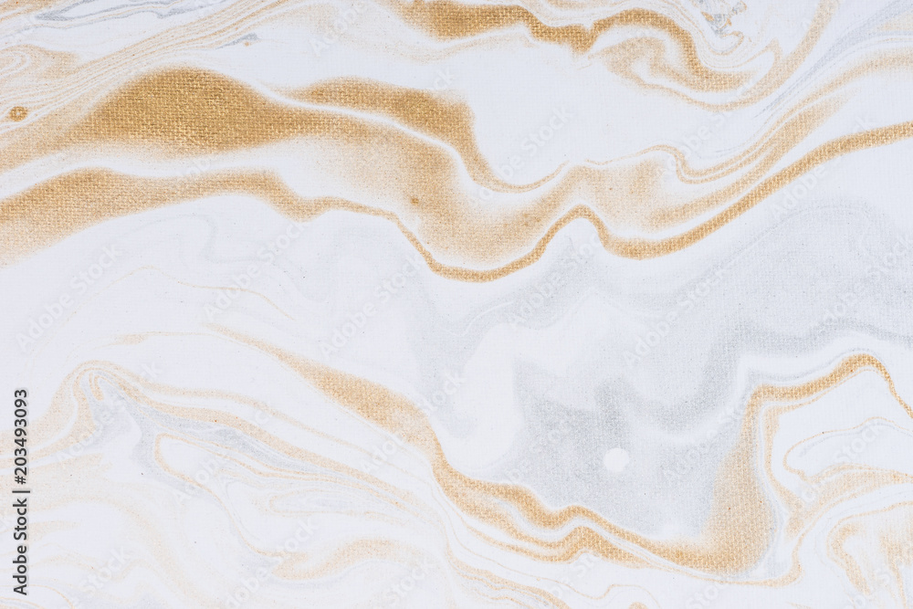 White paper sheet texture background. Flowing colors. Golden and silver ...