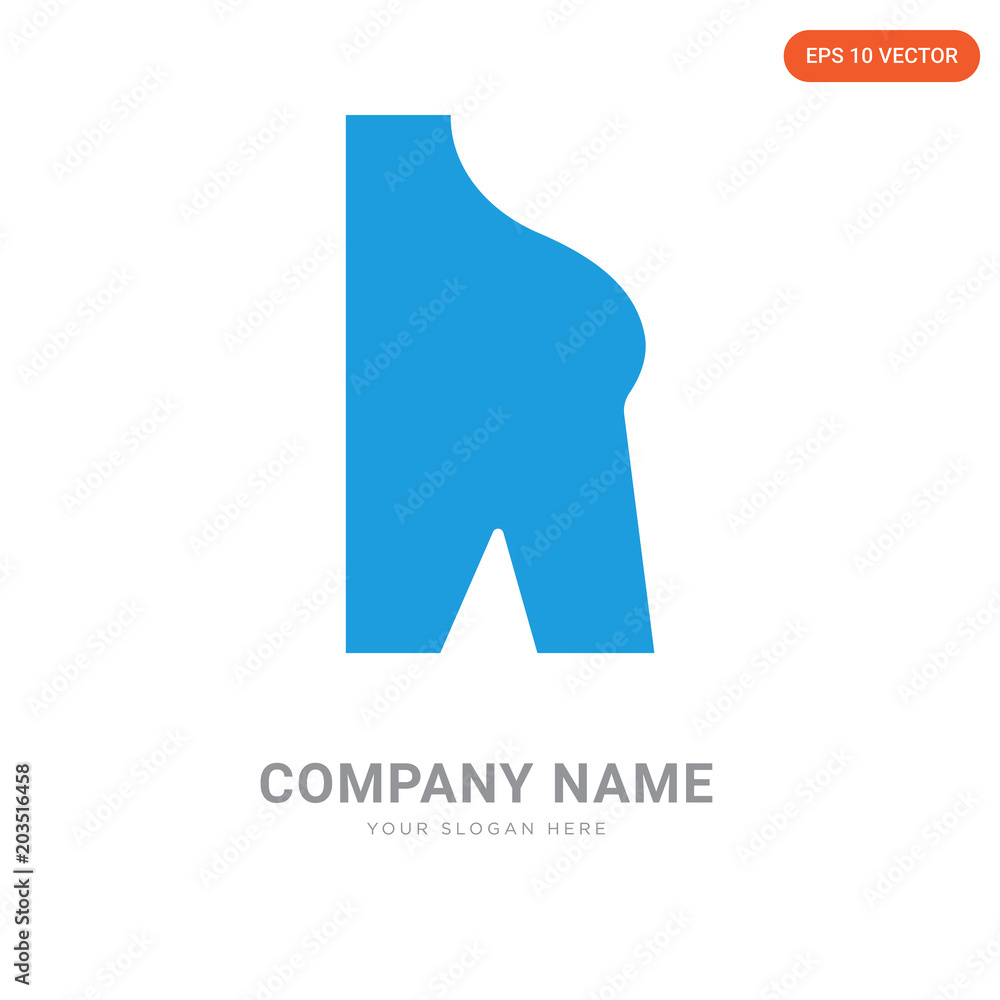 Men Shoulder company logo design Stock Vector | Adobe Stock